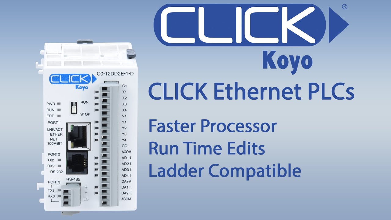 CLICK PLC – Novi model sa Ethernet portom • magazin Mehatronika
