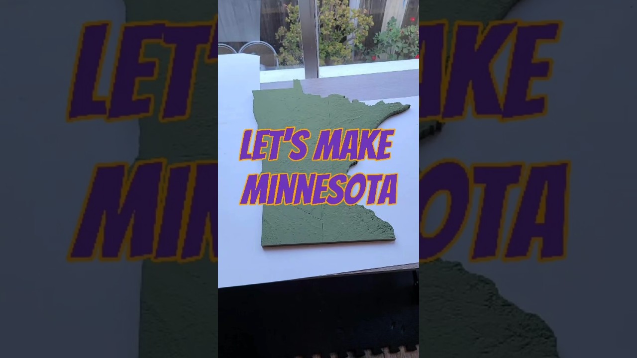 3D Printing Minnesota #3dprinting #map #maps #minnesota #minneapolis #stpaulmn #duluth #superior