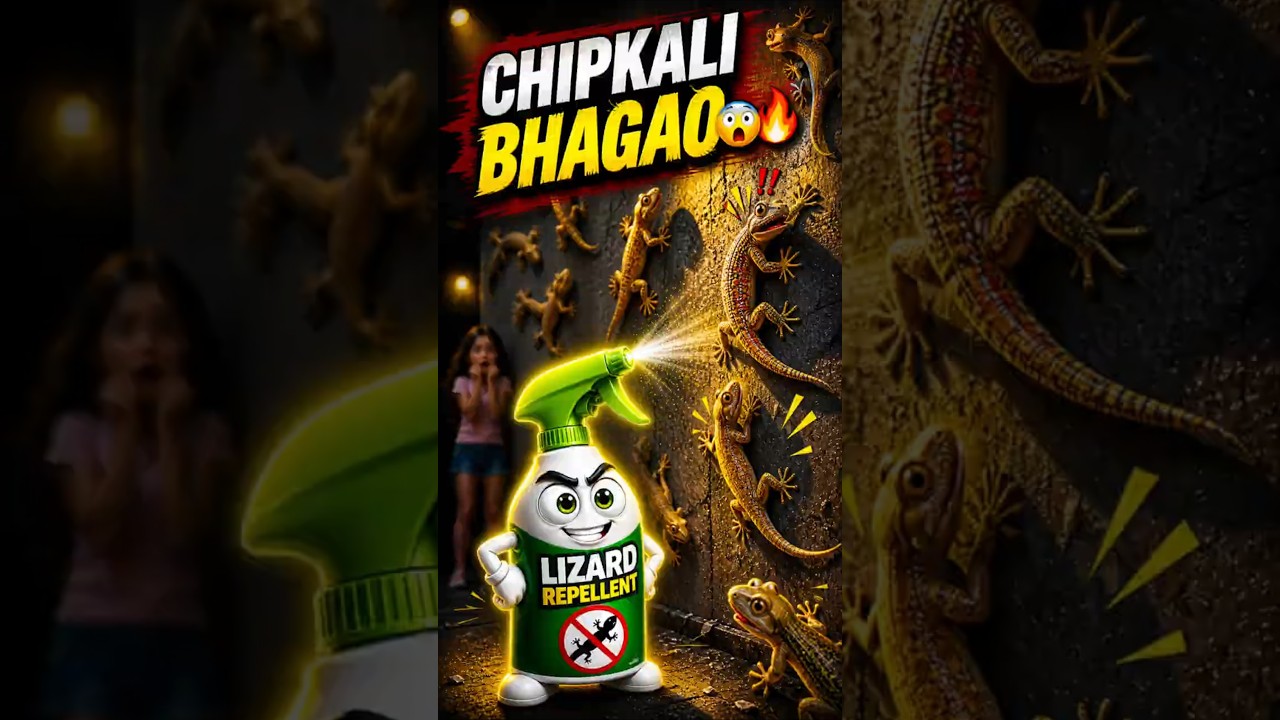 Chipkali ka permanent solution 🤯#shorts #chipkali #lizard #hacks