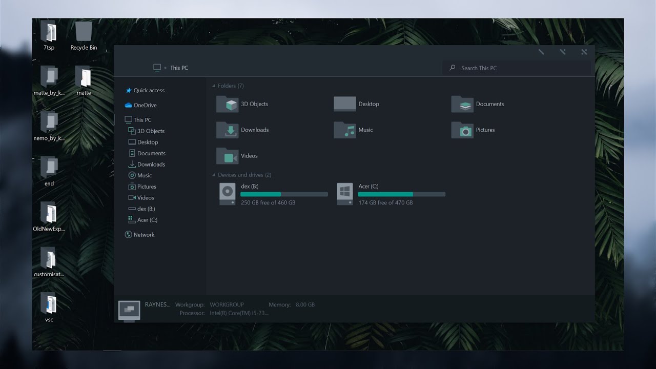 MAKE WINDOWS 10 LOOK BETTER || MATTE THEME || 2020 CUSTOMIZATION
