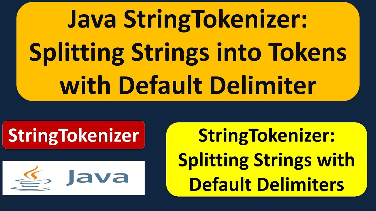 Java StringTokenizer Explained: Splitting Strings into Tokens with Default Delimiter