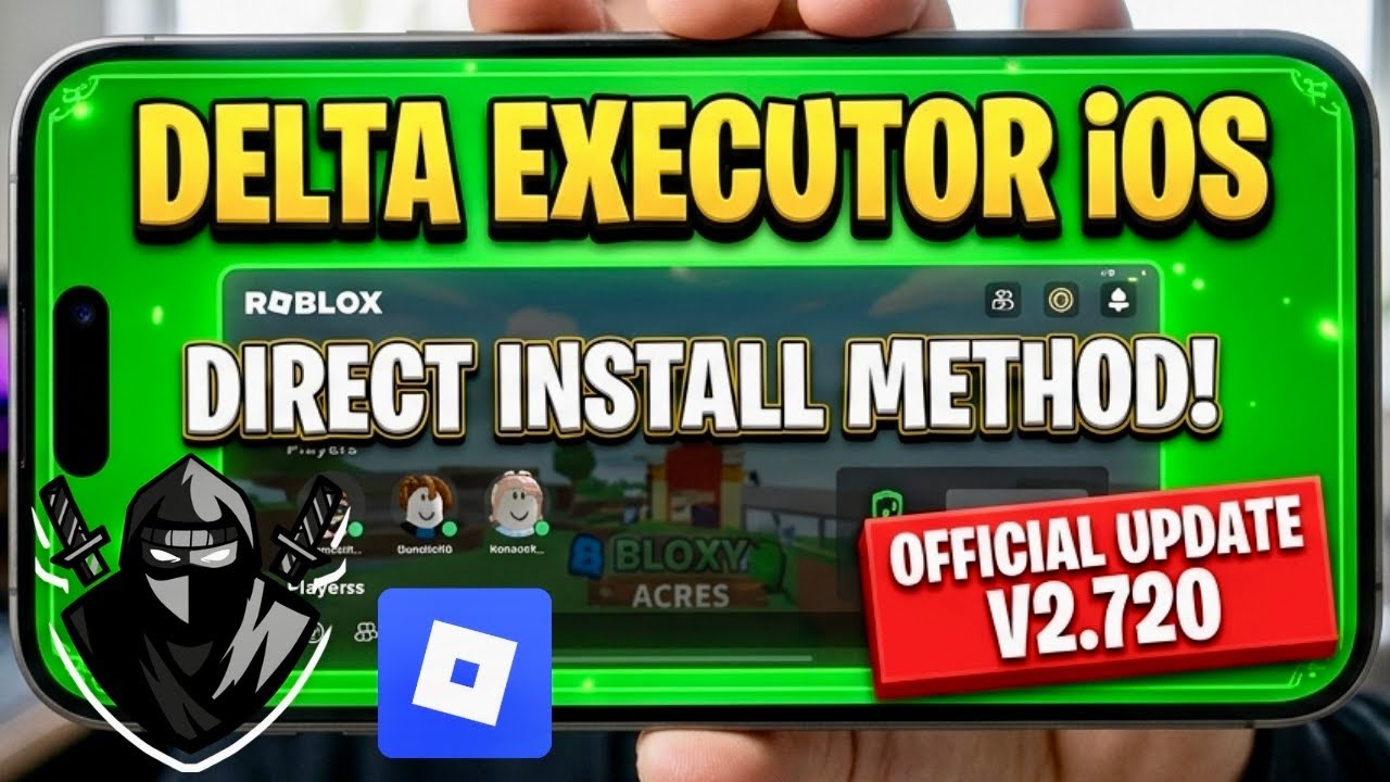Direct Install Delta Executor Mobile NEW Update [v2.720] Roblox on iOS | BEST Roblox Executor iPhone