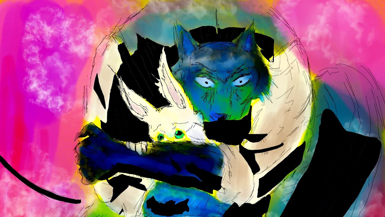 Drawing BEASTARS Legoshi and Haru #anime #art #drawing #beastars