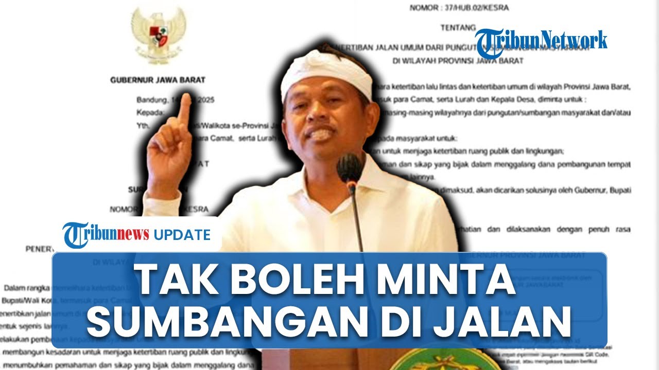 Dedi Mulyadi Resmi Larang Aksi Minta Sumbangan di Jalan Jawa Barat, Termasuk untuk Bangun Masjid ...