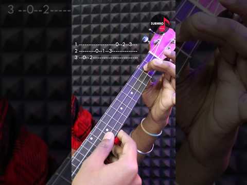 First Ukulele Lesson Sa Re Ga Ma Pa On Ukulele | C Major Scale #shorts #ukulele #subhropaul