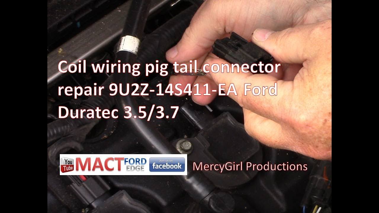 Coil wiring pig tail connector repair 3.5/3.7 duratec 9U2Z-14S411-EA