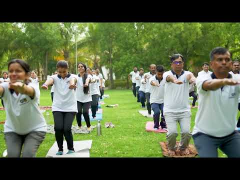 Gandhinagar University Celebrates Yoga Day 2024: Joyful Gratitude To Wellness