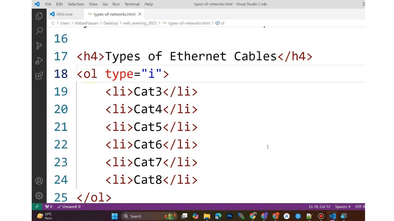 HTML Tutorial for Beginners in Hindi | Complete HTML with Notes