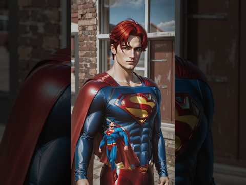 SUPERHERO but the RED HAIR version #redhair #superhero #marvel #avangers #ai #shorts