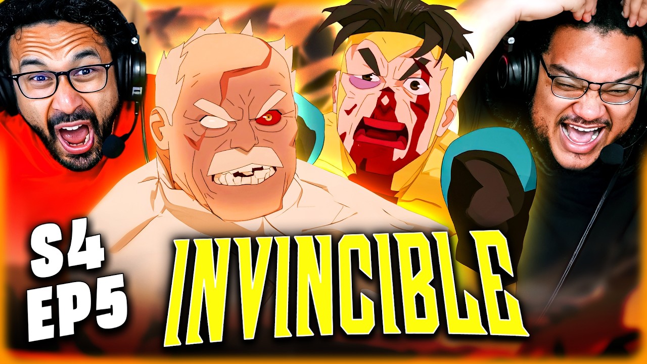 INVINCIBLE Season 4 Episode 5 REACTION – WTF WAS THAT?! THIS FIGHT WAS FRIGGIN' NUTS! – REVIEW