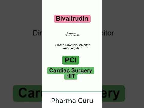 Bivalirudin - Angiomax - in a nutshell.