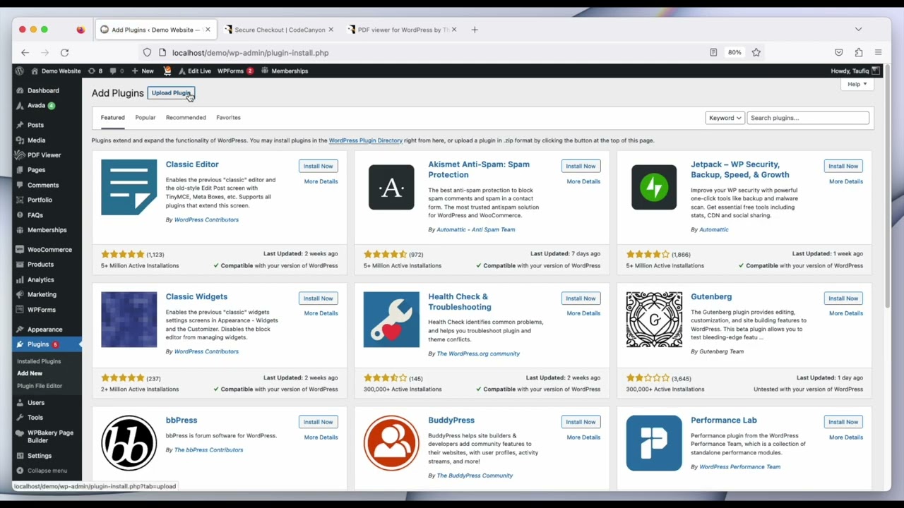 2. Installing WPBakery PDF Viewer For WordPress Add-on | Documentation Part 2