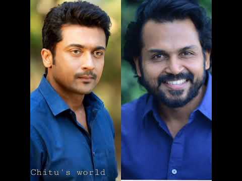 # Actor Suriya vs Karthik pictures # Brother's # like Suriya # comment Karthik # chitu's world
