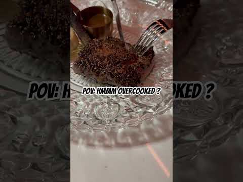 Looks overcooked? #steak #pink #steakhouse #cooking #cookingchannel #traveller #clarkequay #vlogs