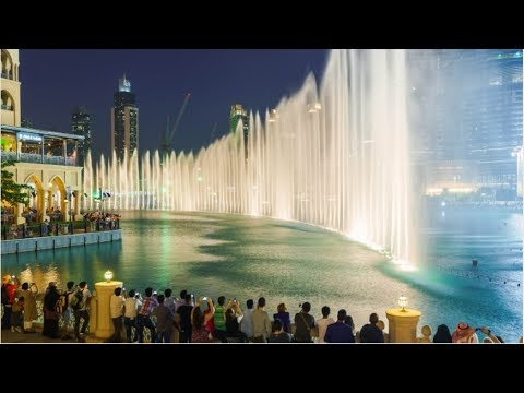 Amazing Dancing Fountain Show in Dubai