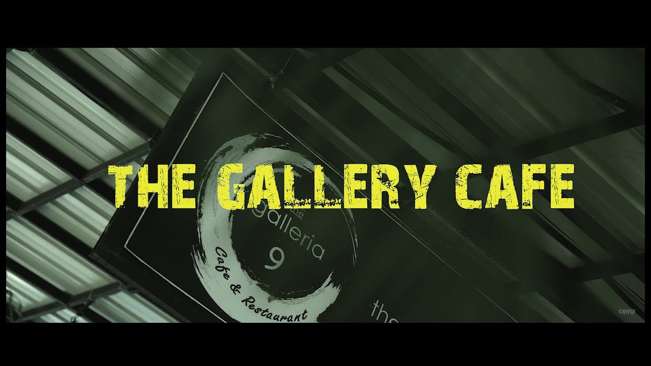 Cinematic short video of gallery cafe