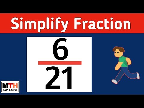 How to simplify the fraction 6/21