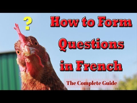 How To Form Questions in French