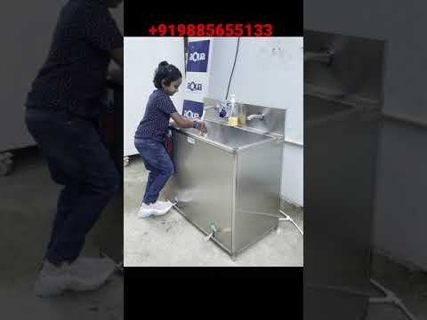 FOOT OPERATED HAND WASH AND DISPENSER - foot operated Stainless Steel ...