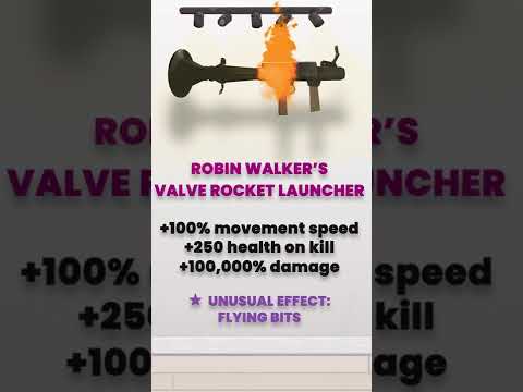 Valve Weapons Have a SECRET UNUSUAL EFFECT #shorts #gaming #tf2