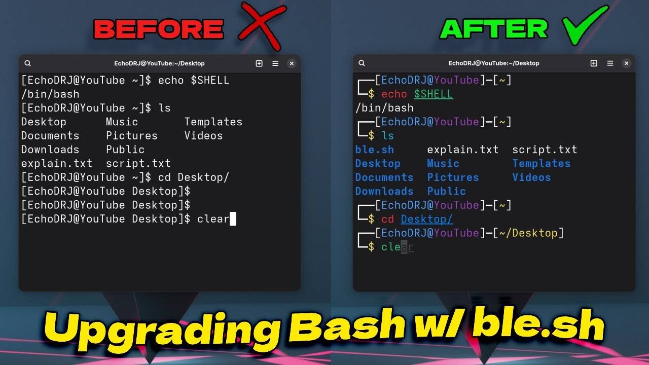 Ultimate Bash Upgrade with ble.sh | Syntax Highlighting + Auto Completion