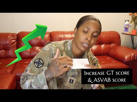 How to Increase GT score on ASVAB | Army BSEP class.
