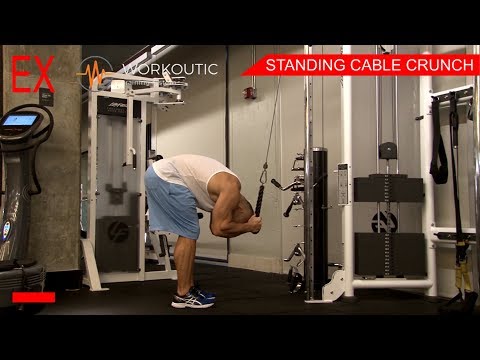 Cable Standing Crunch | myworkouts.io