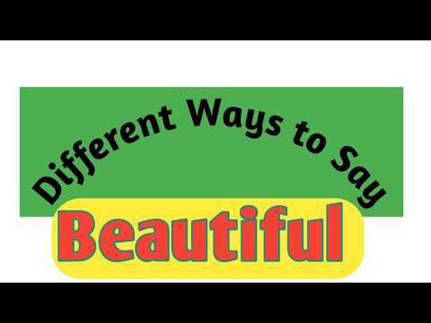 Different way to say beautiful ।। Another way to say beautiful ।। Grand Learning School 😍