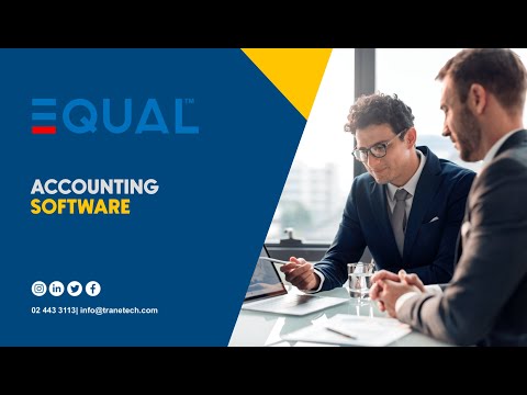The Best Accounting Software In UAE | EQUAL | ERP | Tranetech