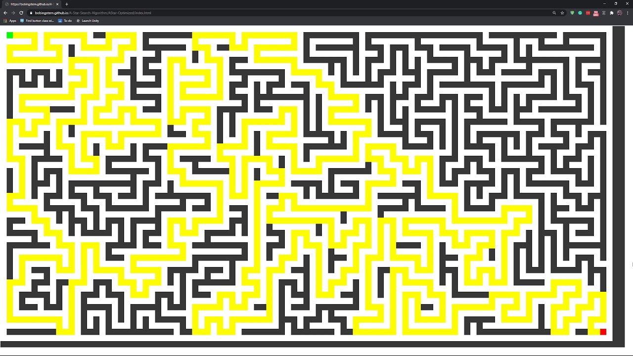 Using Pathfinding to Solve Mazes