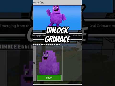 How to get Grimace in Minecraft (McDonald’s Minecraft Meal)