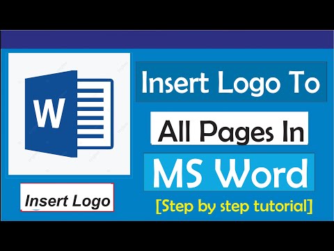 How To Insert Logo In All Pages In Word