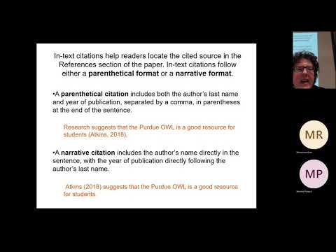 APA citation Workshop-Fall 2021