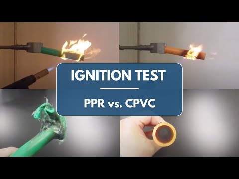 Ignition Test: Durastream CPVC vs. PPR & PVC
