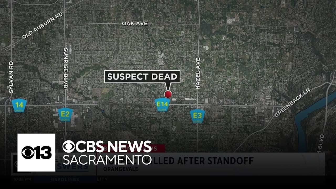 Suspect dead after standoff in Sacramento County