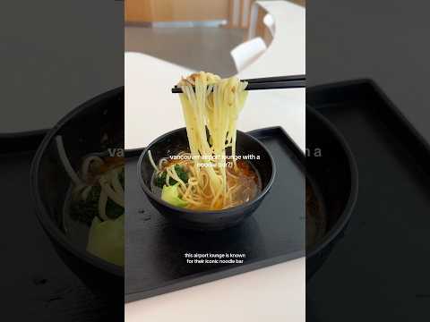 Still upset about the noodle bar not being open π π Skyteam Lounge (YVR Airport) #vancouver #food
