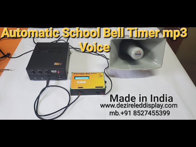 Automatic School Bells Timer mp3 Voice - Automatic School Bell Timer ...