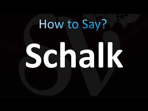 How to Pronounce Schalk (Correctly!)