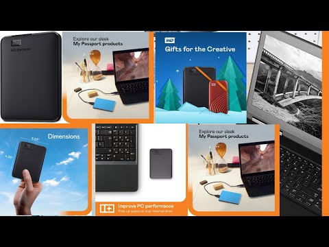 WD 2TB Elements Portable External Hard Drive, USB 3.0, Compatible with PC, Mac.