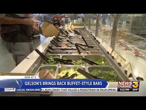 Gelson brings back buffet style bars