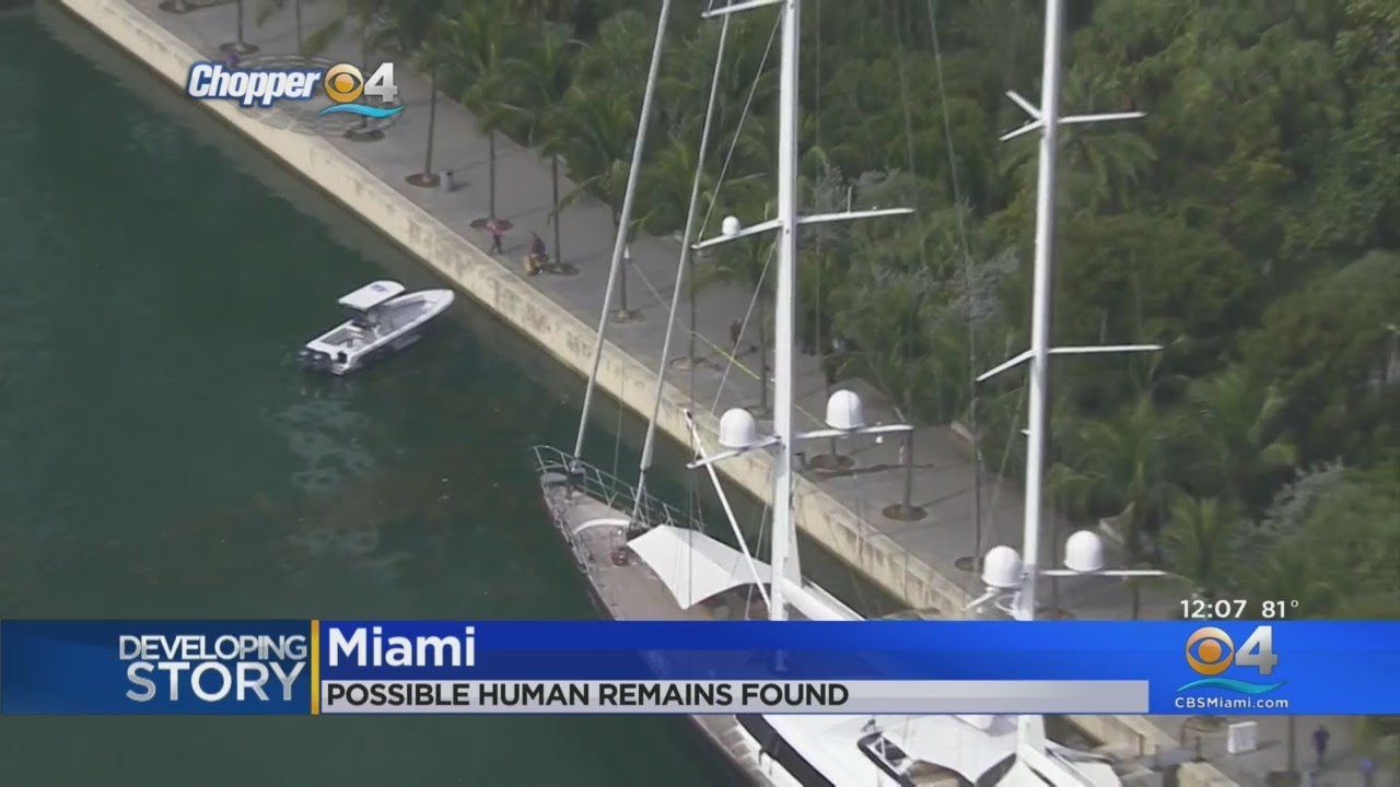 Possible Human Remains Retrieved From Biscayne Bay