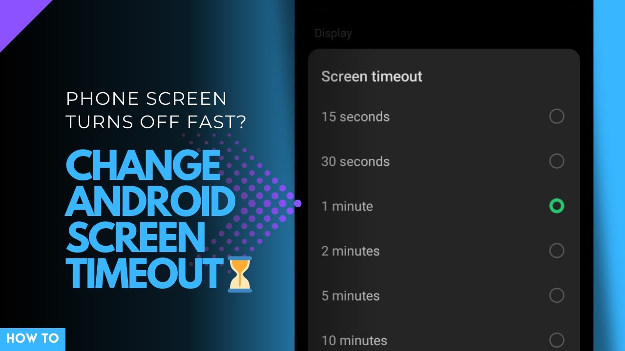 How to Change Android Screen Timeout (The Universal Method)