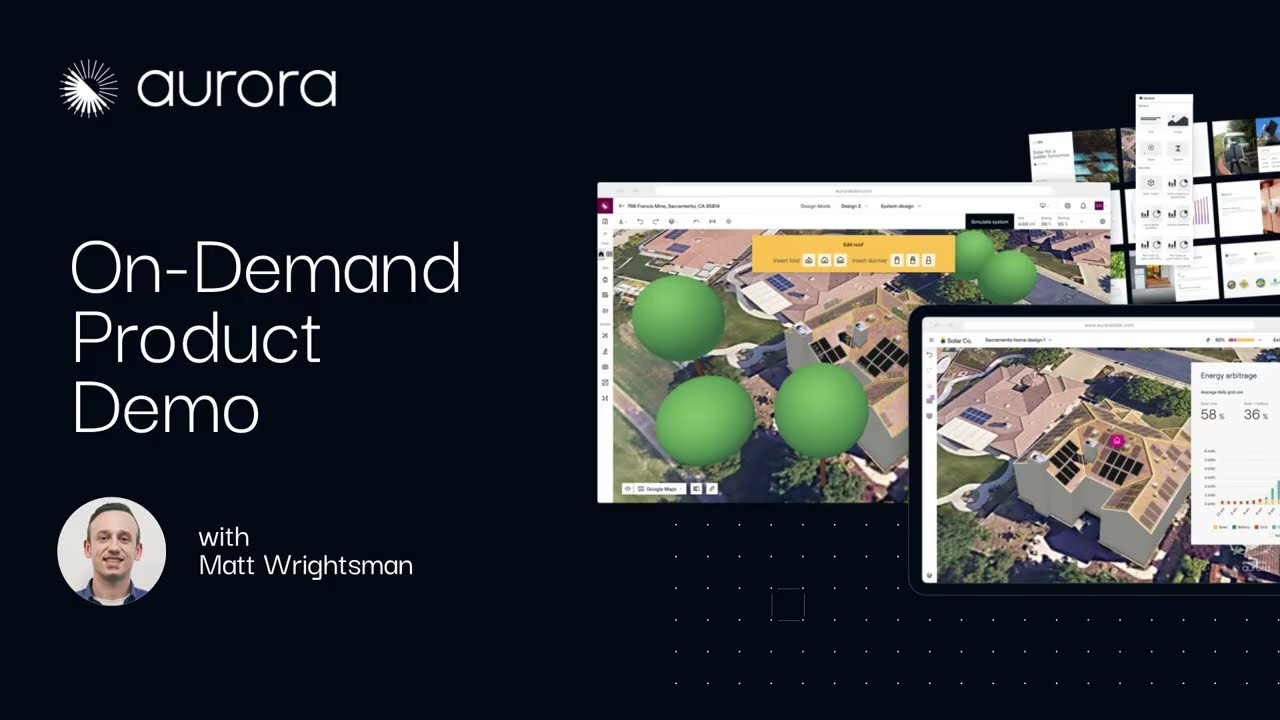 Aurora Solar Residential Enterprise Plan Demo