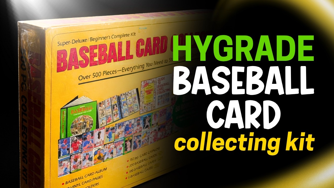 UNBOXING this Hygrade Super Deluxe Baseball Card Collecting Kit