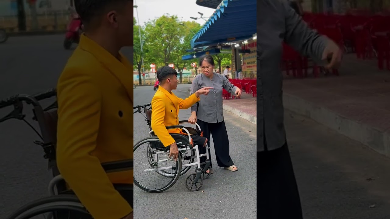 She doesn't need to beg [STRONGMAN] #strongman #respect #kindness #hero #help