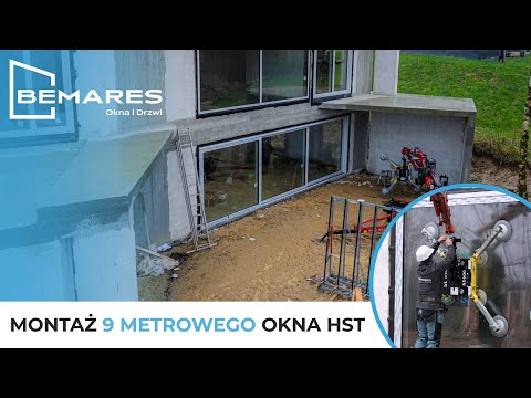 Jak wykonujemy montaż 9-metrowego okna HST?