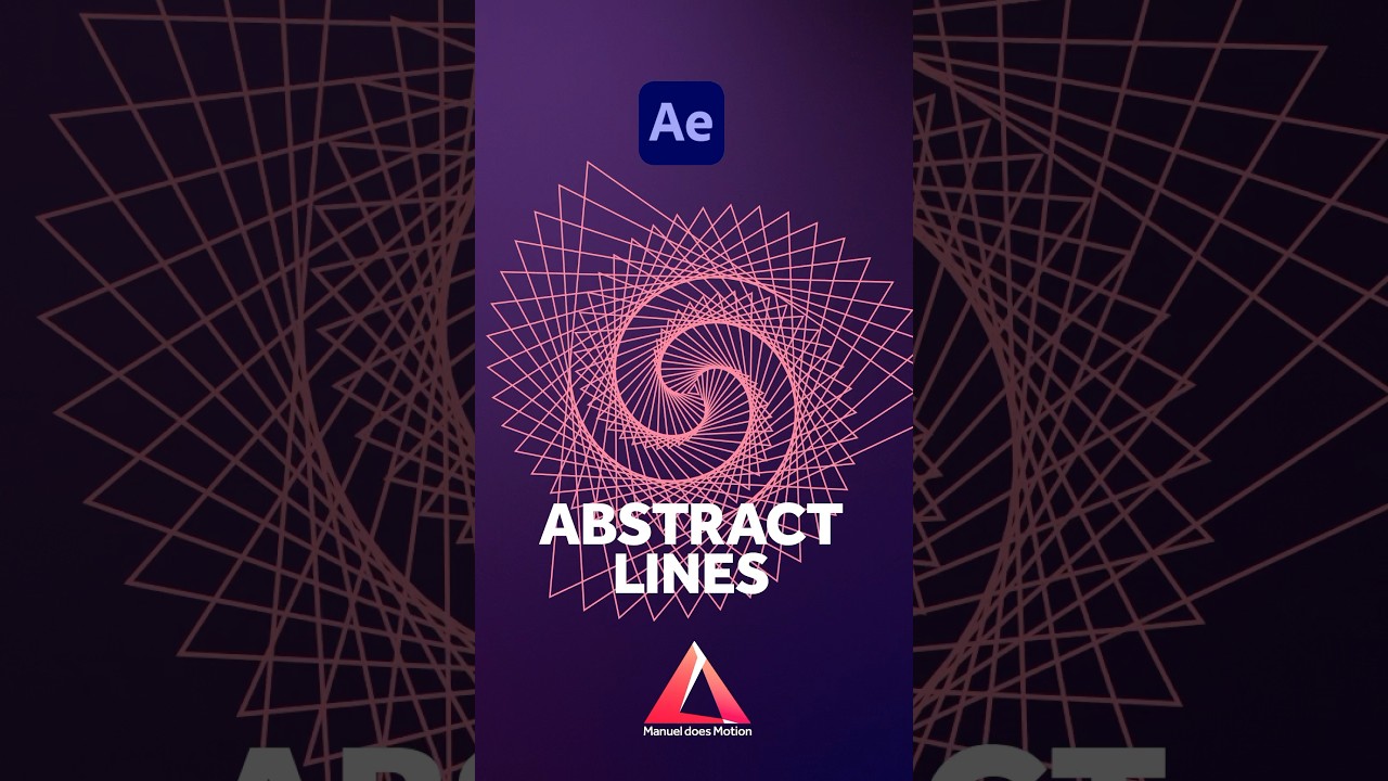 Abstract Lines Animation in After Effects | Tutorial