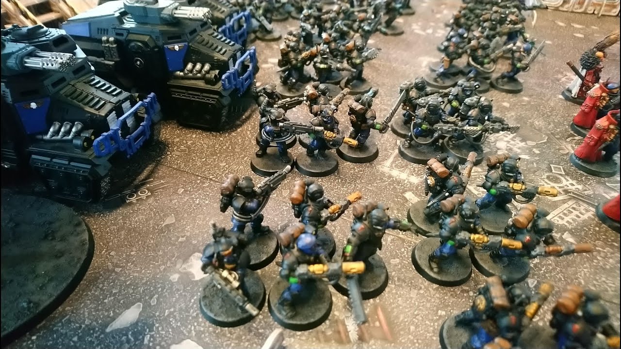 Full Tempestus Scions Army! Task Force Icarus Showcase! - Warhammer 40,000