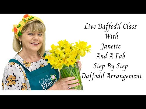 All about Daffodils on Our Live Class This Morning