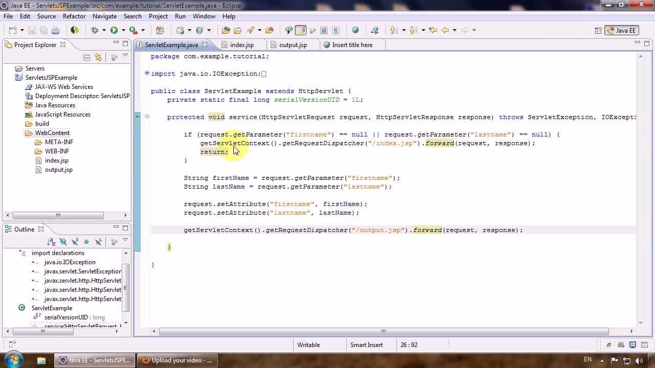 Java EE (J2EE) Tutorial for beginners Part7